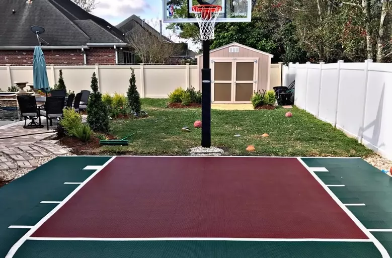 Outdoor Sports Tiles - Discount Outdoor Gym Tiles | Basketball Court